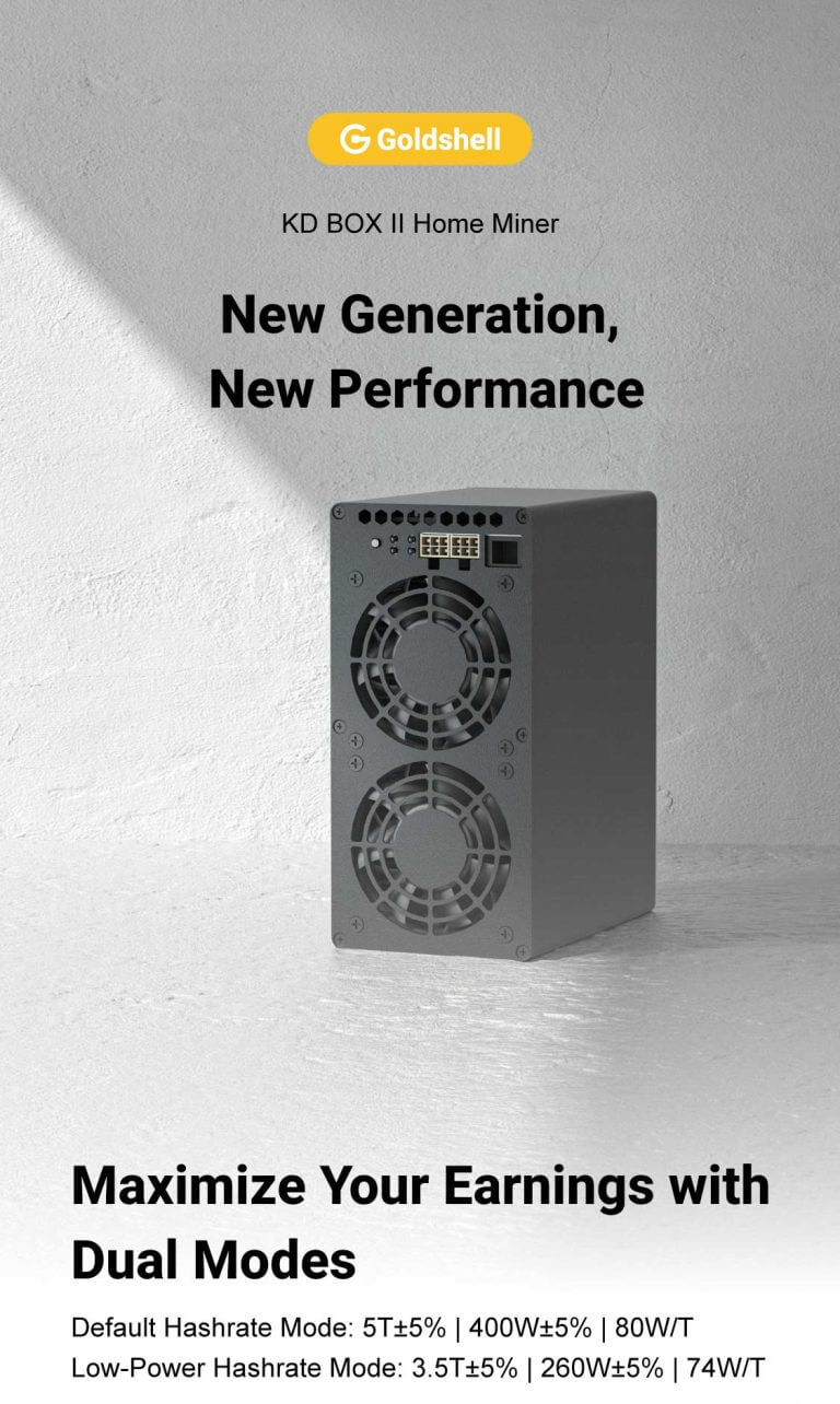 KD BOX II - Goldshell Official