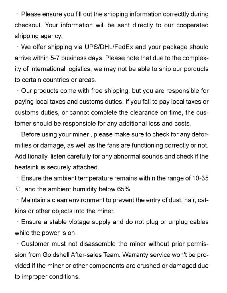 SC5 PRO - Goldshell Official