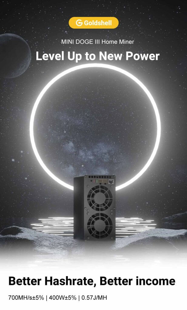 MINI DOGE III - Goldshell Official