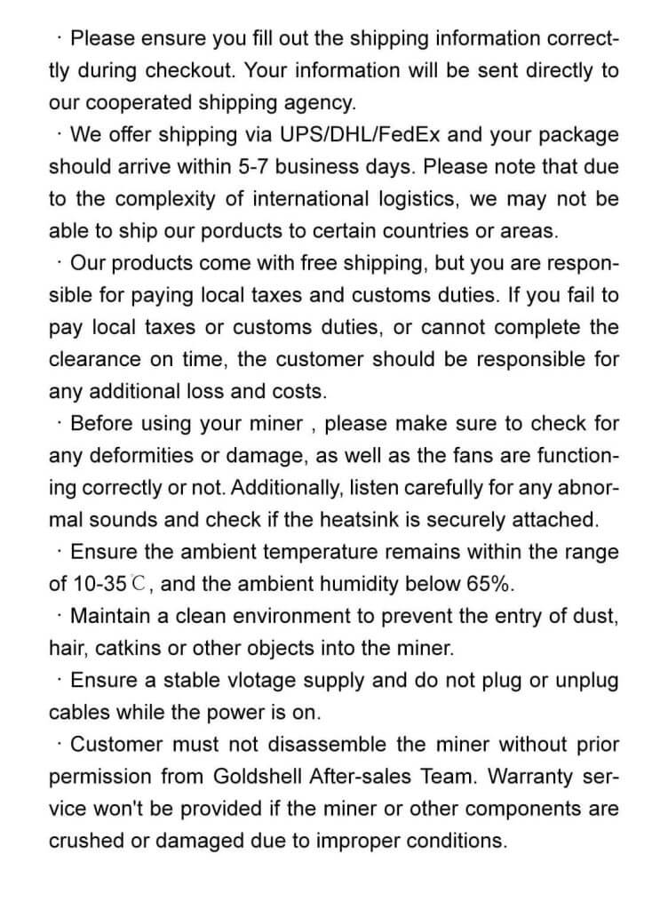 MINI DOGE III - Goldshell Official