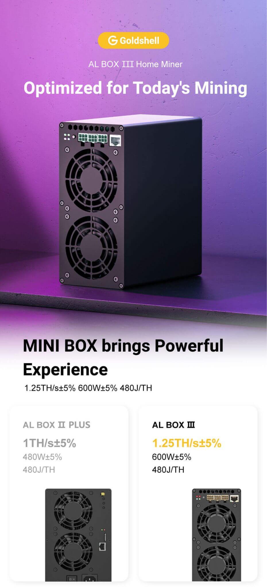 AL BOX III - Goldshell Official